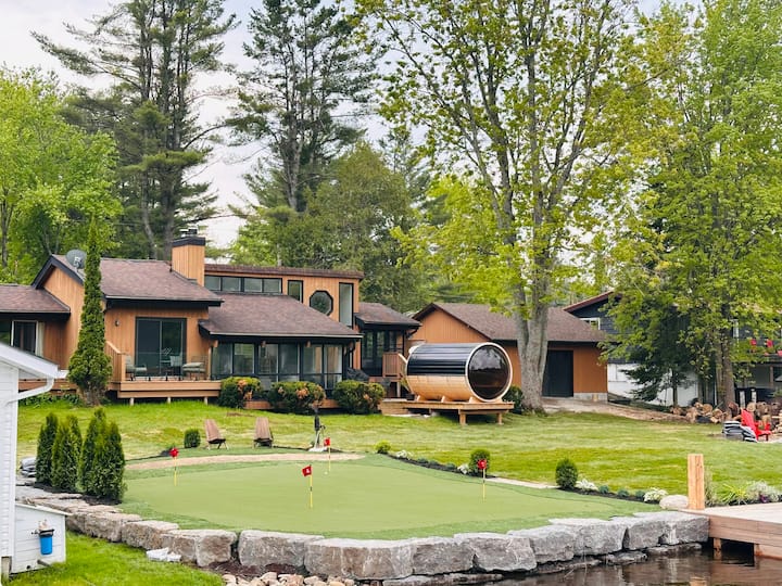 Waterfront Jewel |Sauna|games Room|golf|kayaks - Gravenhurst
