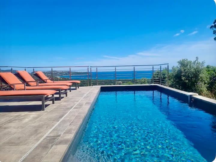 Villa Pinarello Splendide Vue Mer Piscine Chauffée - Sainte-Lucie de Porto-Vecchio