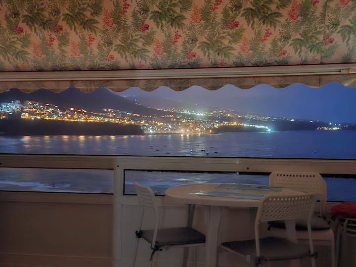 Cozy Oceanfront Studio With Parking Private - Tenerife