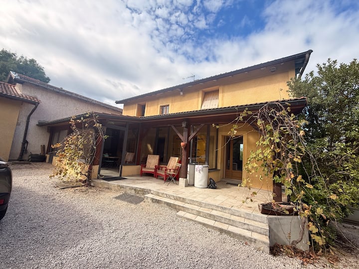 Maison Cosy Avec Sauna - Proche Lyon - Solaize