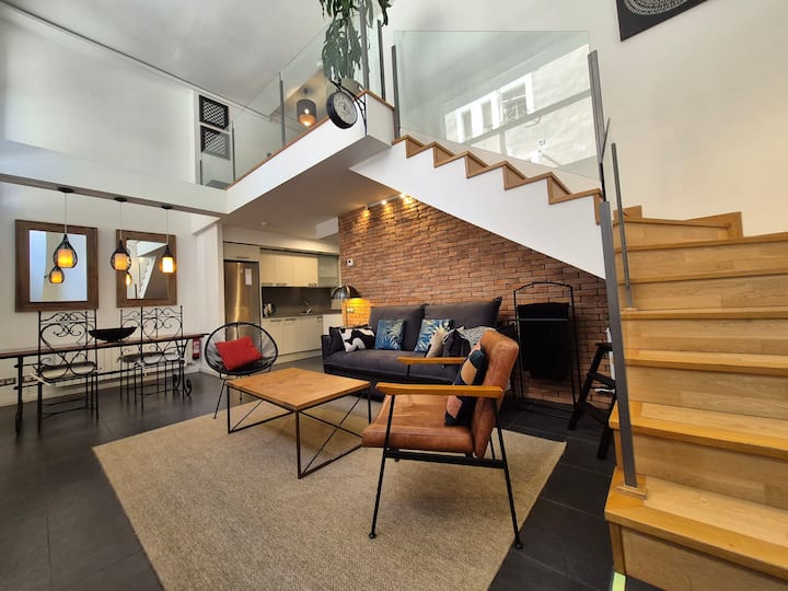 Stylish Loft/near The Beach/fastwifi/ac/smarttv - Badalona