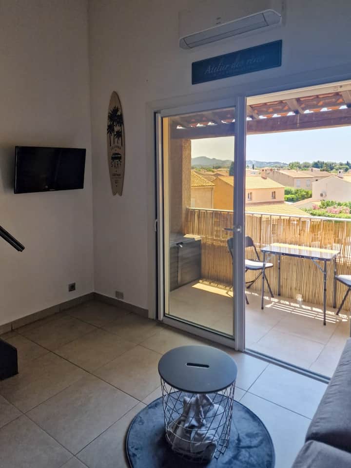 Studio Cosy, Calme Et Paisible. - Le brusc