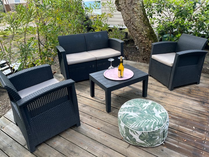 Grand Mobil Home 3 Ch Camping 4* Au Cap Ferret - Lège-Cap-Ferret
