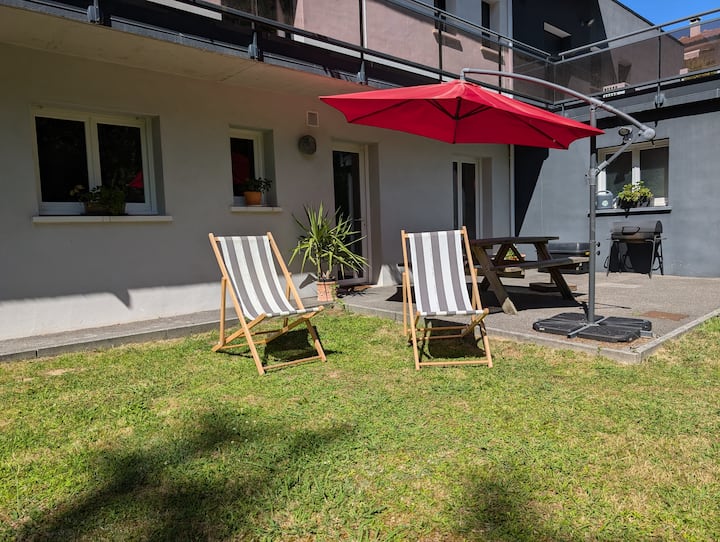 Appart T4 De 90m2 Sur Jardin à 15mn Des Plages - Bayona, Francia