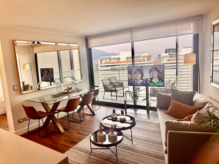 Depto.mall. Piscina, Temperada,calefaccion Central - Chile