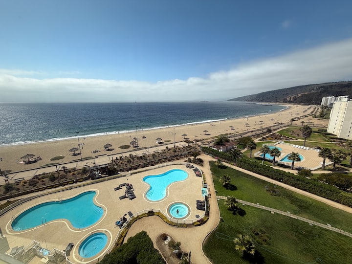 Departamento 4d Para 8 Personas Primera Línea - Papudo