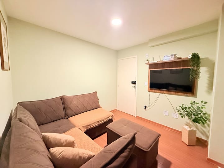 Apto Favorito Dos Hóspedes 2q | 1q C/ Ar + Wi-fi - Uberaba