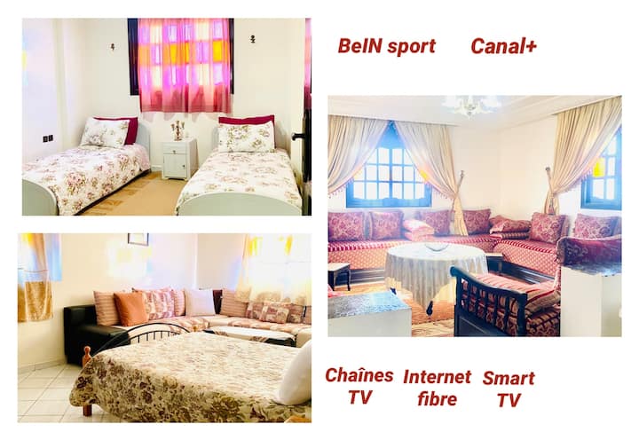 Superbe Appartement-centre Ville-fibre Haut Débit - Agadir