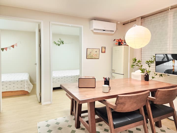 [Staygachi]명일역4분, 무료주차,공항버스7분,1층,롯데월드,kspo, Ddp - 금곡동