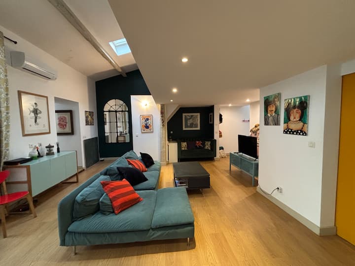 Spacious 4 Bedroom Duplex Wifi Ac In Heart Of Sete - Sète