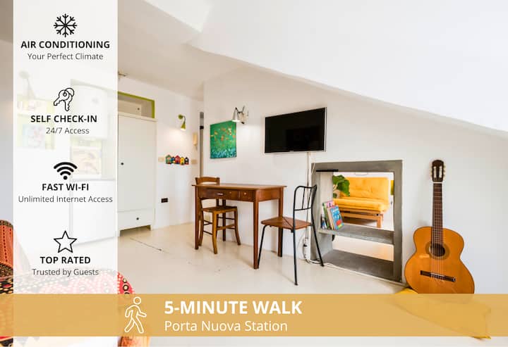 San Salvario : Mansarde Lumineuse En Centre-ville - Torino