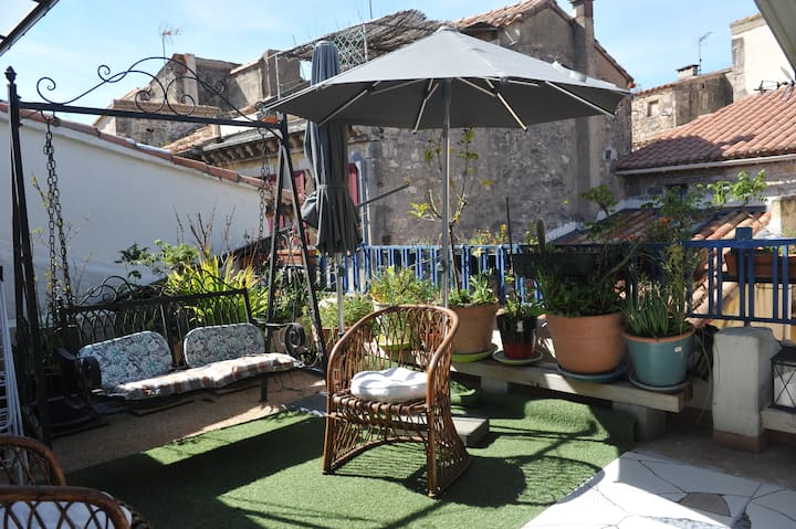 Loft Apartment With Roof Garden  Arles City Centre - Arles