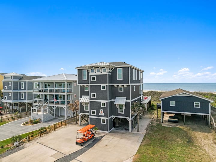 Experience Beachfront Luxury At Suite Southern Charm, Oak Island's Perfect Getaway For 30! - Carolina del Norte