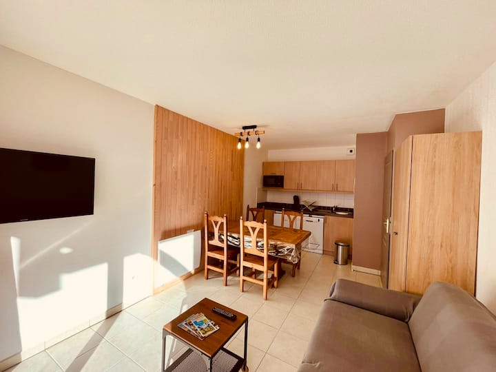 Les Orres 1800 T2 Calme, Lumineux (Accès Piscine) - Les Orres