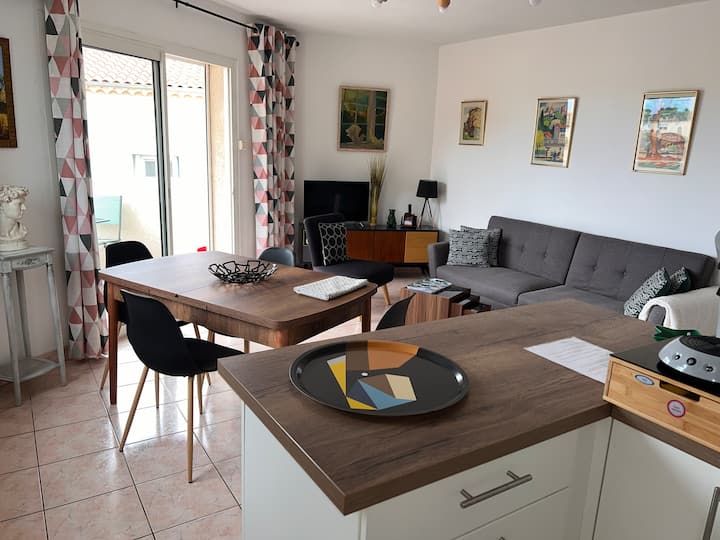 Austerlitz T2 Avec Terrasse + Garage Sécurisé - Béziers