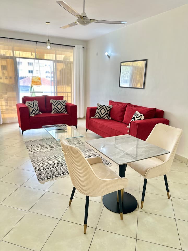 Comfort 1br Nyali | Ac | Hot Shower Walk To Malls - Mombasa