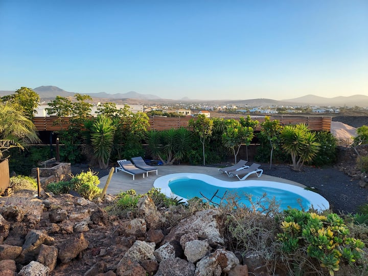 Villa In Lajares With Pool. Villa Con Piscina. - El Cotillo