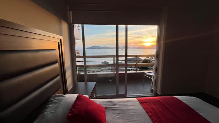 Depto Zona Dorada Vista Al Mar, A Pasos De Playa. - Acapulco