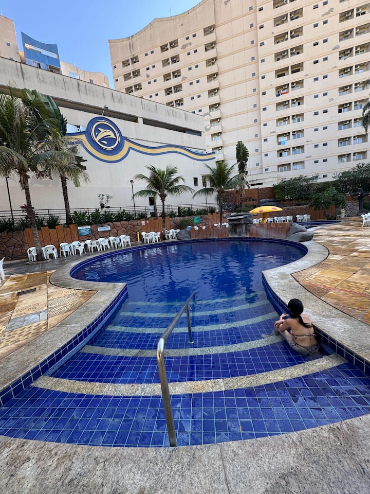 Caldas Novas Apt No Golden Dolphin Grand Hotel - Caldas Novas