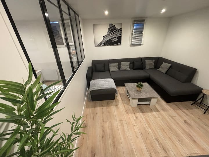 B0 Appart 2022 - 10min Paris/expo - 5 Rooms/6 Beds - Seine-Saint-Denis