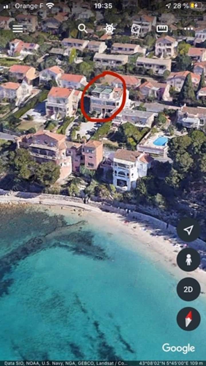 300m Port, 50m Plage. Superbe Studio Rez-de-jardin - Le Beausset