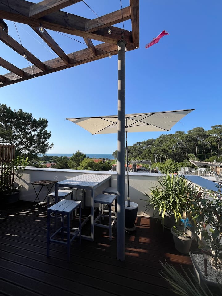 Maison  Plage D' Erromardie, Vue Mer. - Ascain