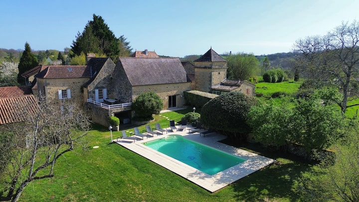 Charmante Ferme Avec Piscine Privée Et Grand Parc - Lalinde
