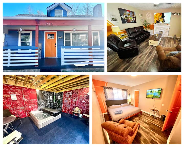 Sunday House犬小屋 | Hot Tub • 5 Min To Dt & Ut - Knoxville, TN