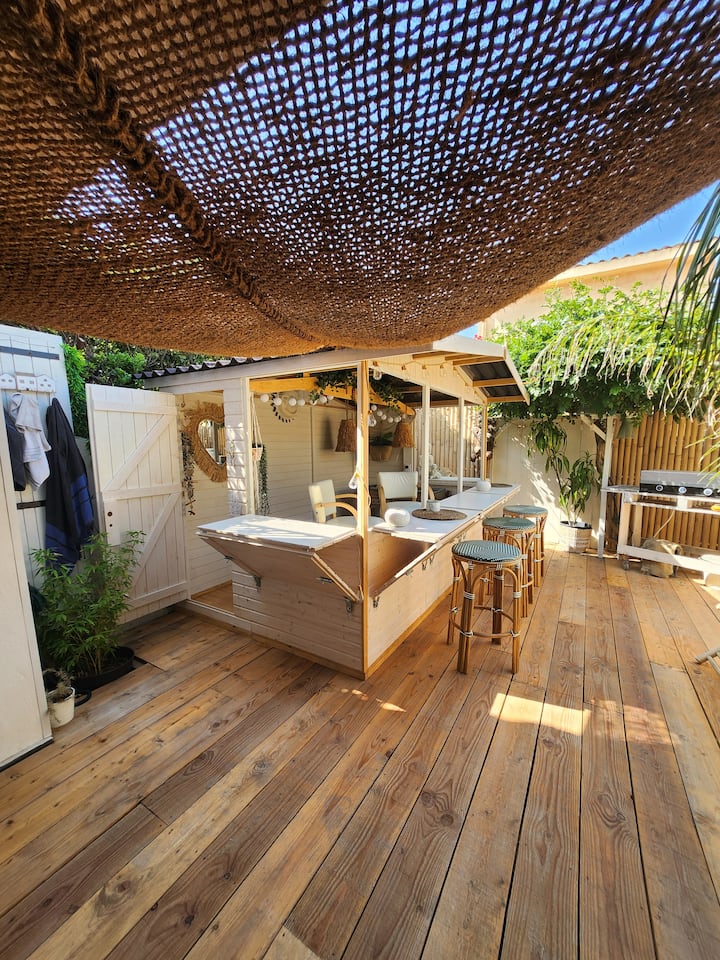 Maison Atypique Vue Mer De 120m2, Parking, Confort - Sainte-Marie