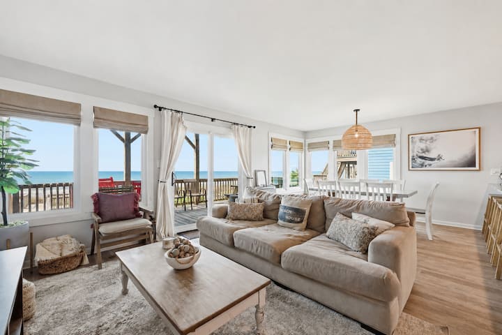 Beachfront Family Oasis | Sleeps 12 - Hen House - Emerald Isle, NC