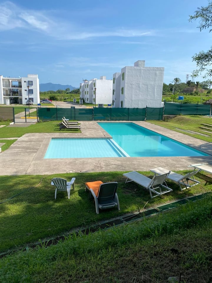 Depa Cómodo Y Seguro, 20 Min De La Playa - K3 - Puerto Vallarta