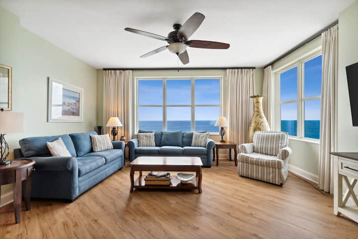 Beach Service Included | Gulf-front 15th Floor Condo | Stunning Sunset Views - Florida
