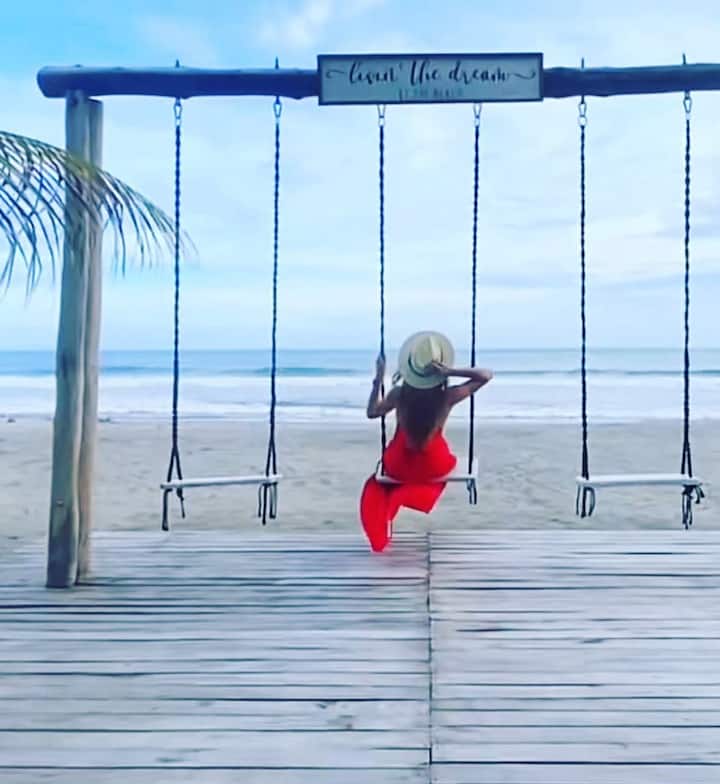 Front Beach  House Sunset Rock Costa Del Sol - El Salvador