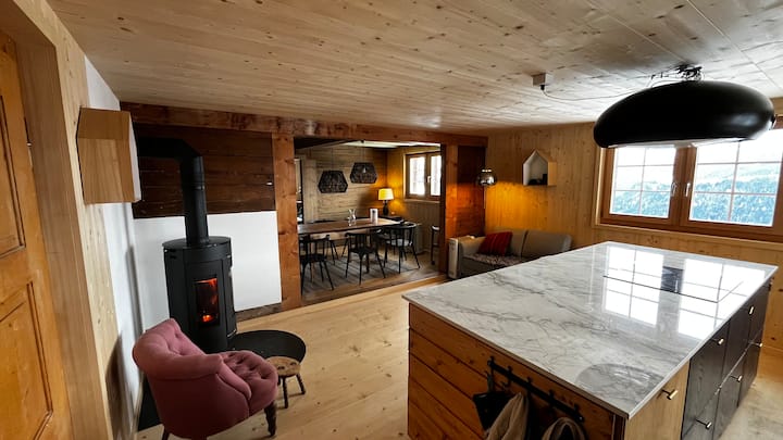 Enchanting Mountain Home In Andiast With Sauna - Obersaxen
