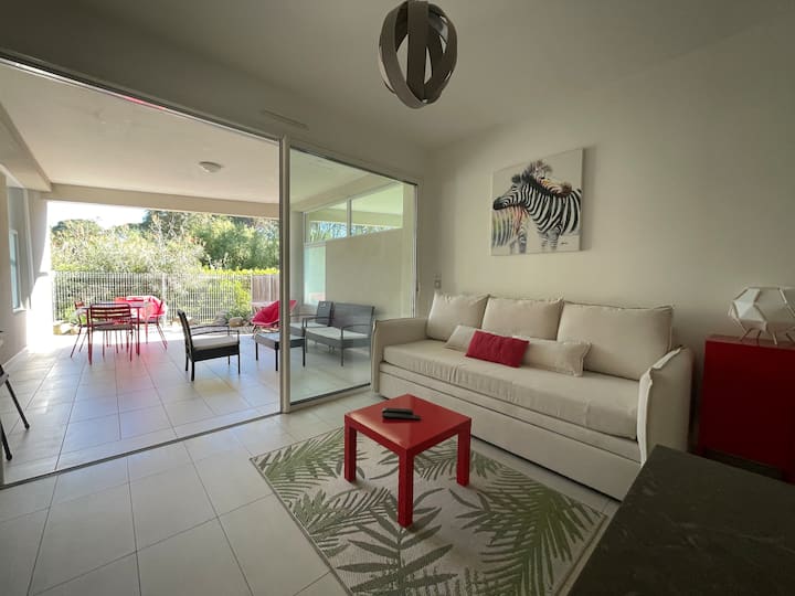 Appart 4 Pers 200m Plage-terrasse-clim-parking - Calvi