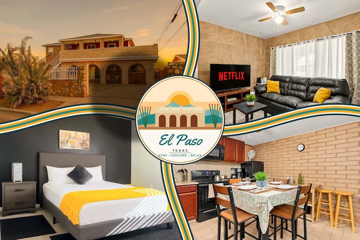 El Paso 8br | 4 Apartments, Yard + Free Parking - El Paso, TX