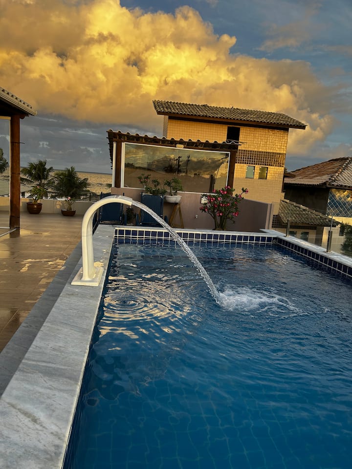 Frente  Praia, Piscina Na Cobertura. - Brasil