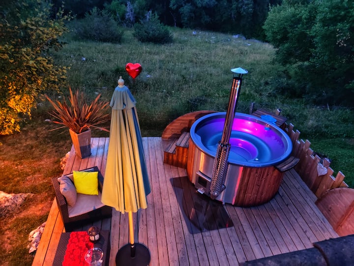 Spa & Bain Nordique - Chalet Dans Le Triangle Noir - Lot