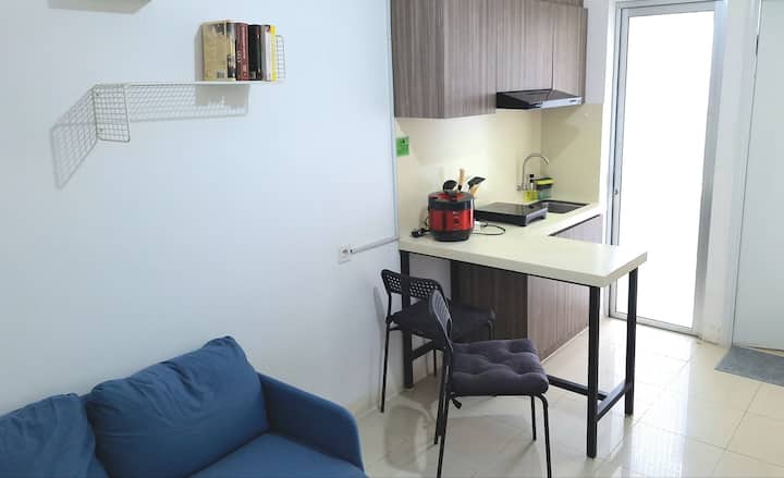 Bassura | 2br | City View | Mall & Pools Beneath - Jakarta