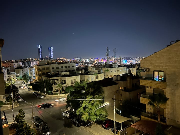 Modern One Bedroom Flat Scenic Views Of Amman 7a - Ammán