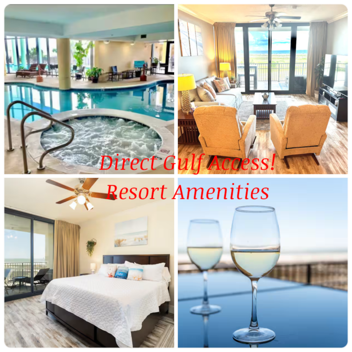 Stunning Beachfront Resort! Pools/tennis/hot Tub… - Dauphin Island, AL