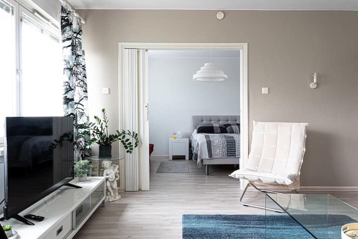 Ydinkeskustan Valoisa Kaksio - Oulu