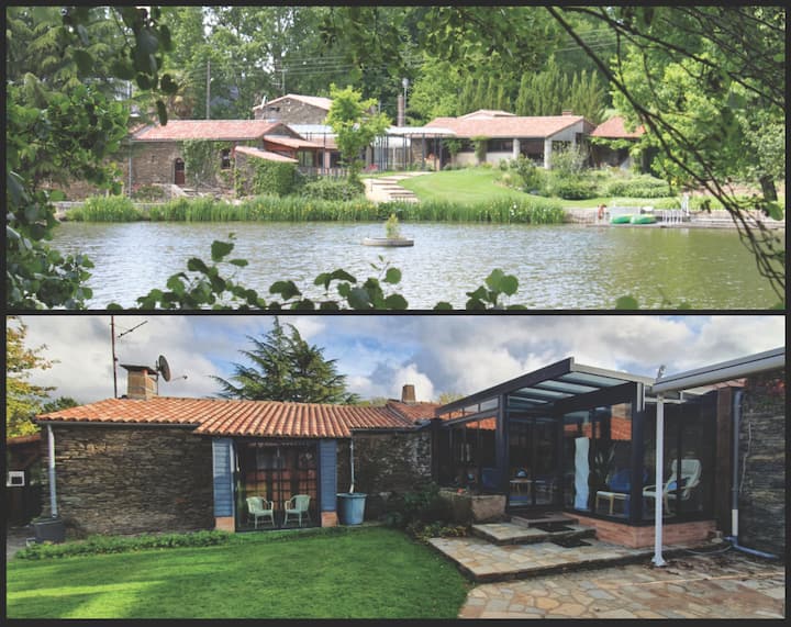 Gîte La Longère : 14 Personnes Avec éTang & Canoës - Clisson