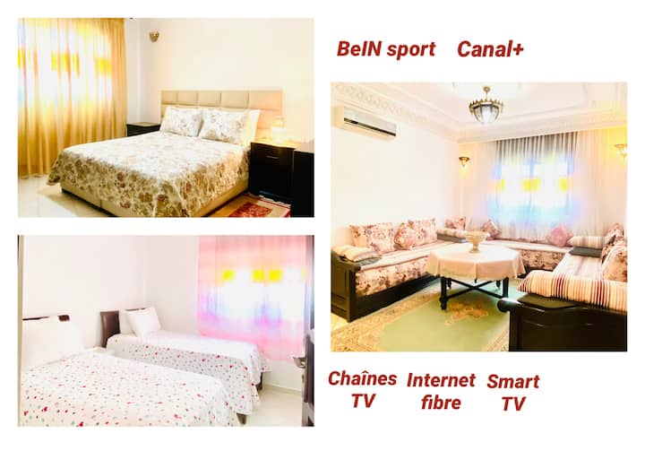 Bel Appartement-internet Fibre-tv Internationale - Agadir