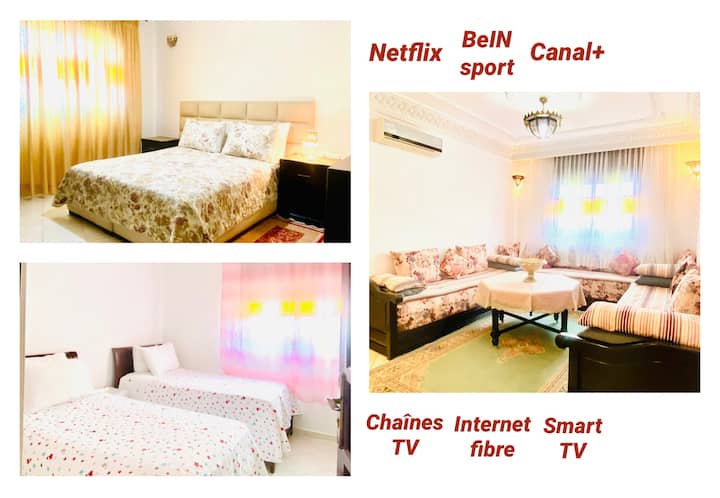 Bel Appartement-internet Fibre-tv Internationale - Agadir