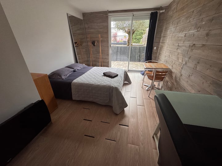 Studio Chambre Double Olivier - Breuillet