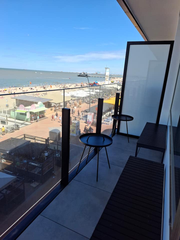 Appartement Frontaal Zeezicht Op Dijk Blankenberge - Blankenberge