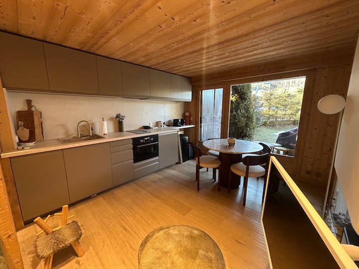 Appart 7 Couchages Rdj Privatif Mont Darbois - Megève