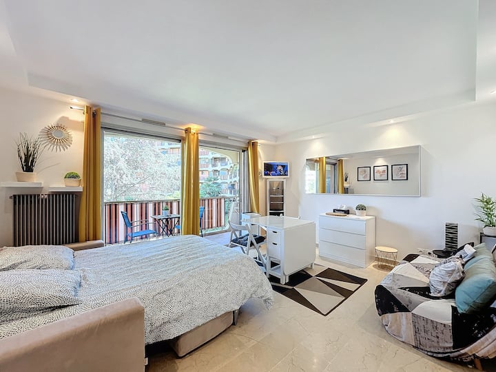 Spacieux Studio 4 Pers - 3 Piscines- Proche Cannes - Mandelieu-La Napoule