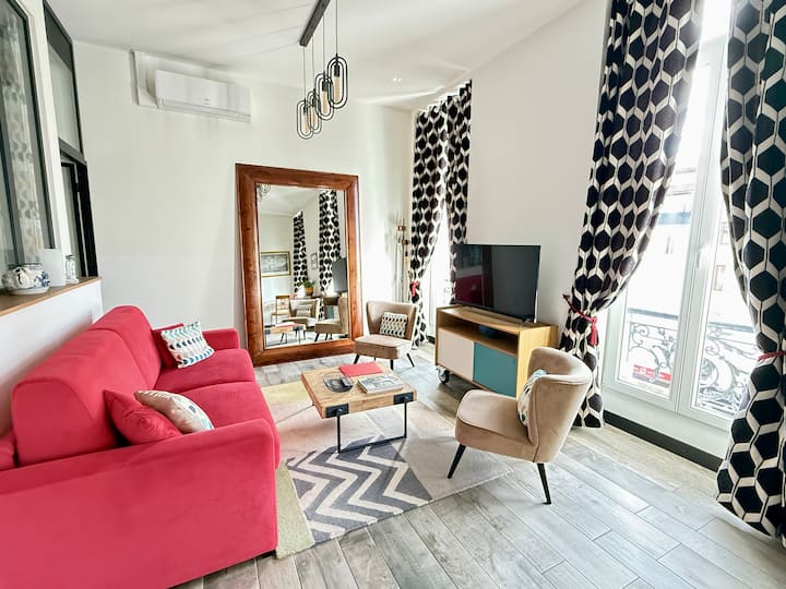 Vue Vieux-port Atypique, Calme Et Clim, T2 Chic - Marseille